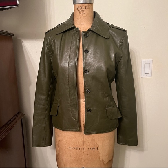 Carlisle | Jackets & Coats | Vintage Carlisle Button Up Leather Jacket ...